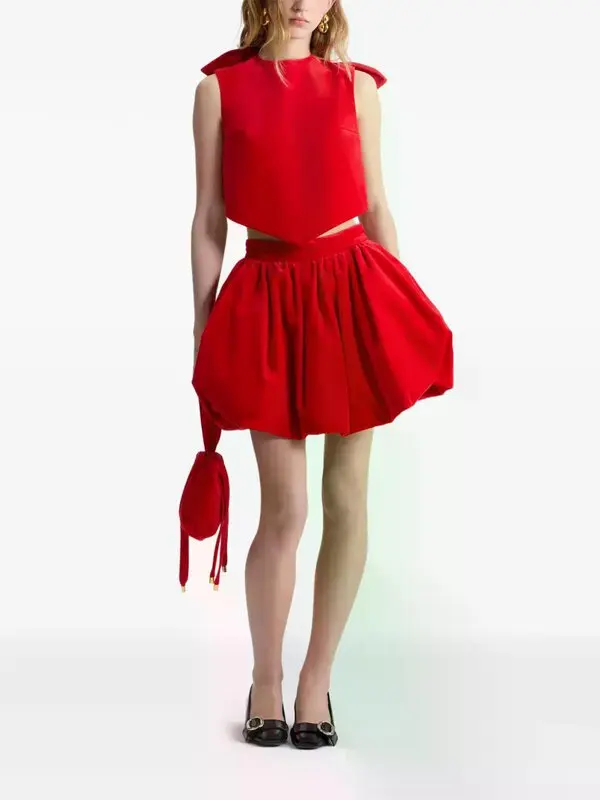 Patou Bubble Balloon Pleated Skirt