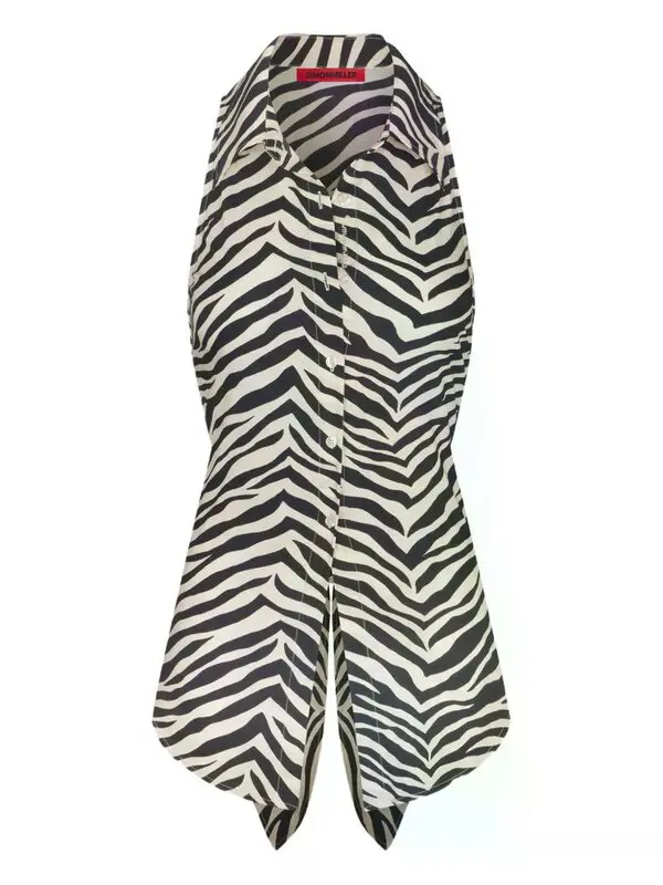 SIMONMILLER Loch Zebra Print Top