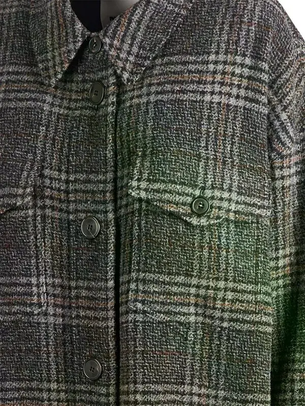 MARANT ETOILE Checked Buttoned Coat