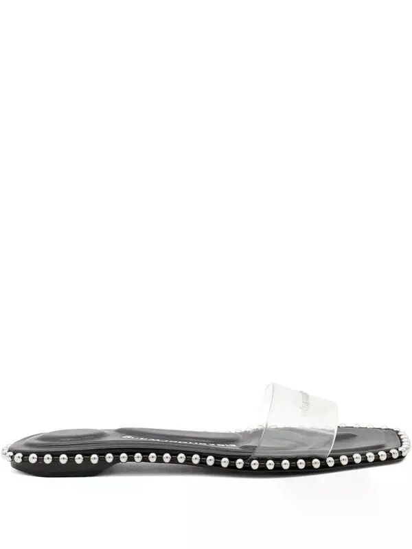 Alexander Wang Beaded Clear-strap Flats
