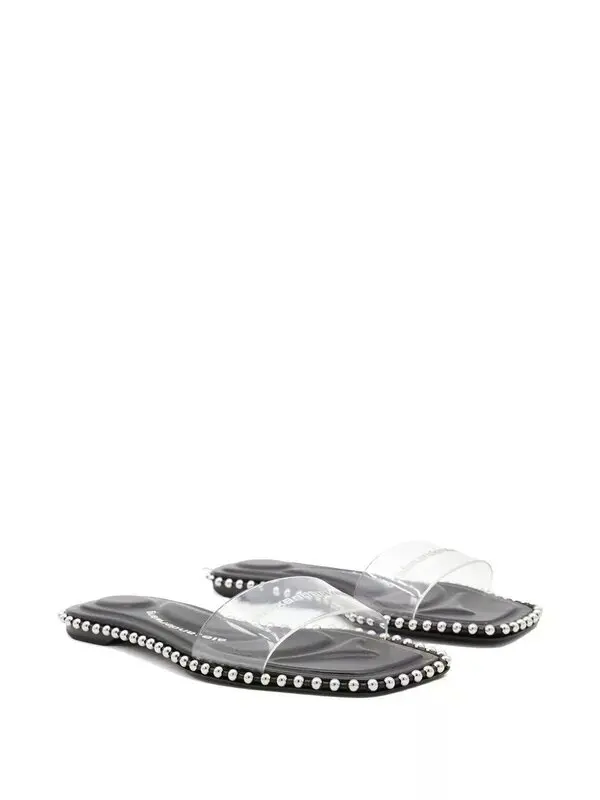 Alexander Wang Beaded Clear-strap Flats