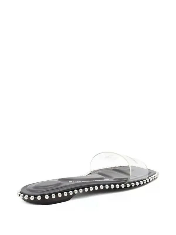 Alexander Wang Beaded Clear-strap Flats