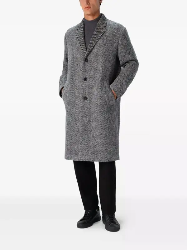 Missoni Herringbone-patterned Overcoat