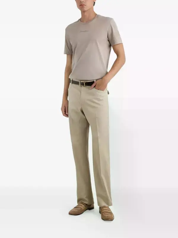 Dolce & Gabbana Button-fastening Pocket Trousers - Neutrals