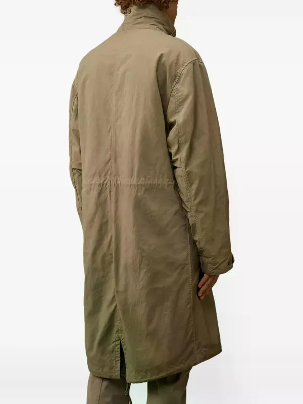 C.P. COMPANY Buttoned Coat With Quilted Lining