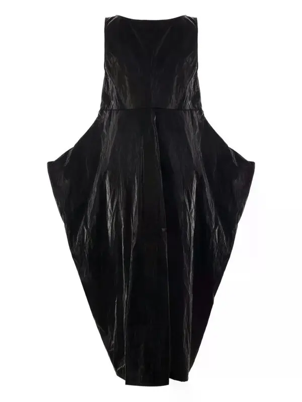 MARIA CALDERARA Rubberised Midi Dress