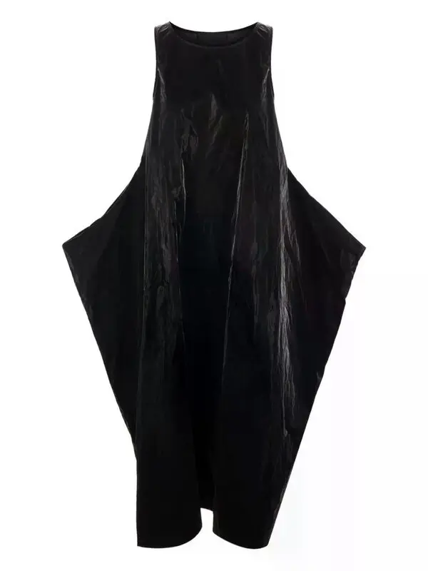 MARIA CALDERARA Rubberised Midi Dress