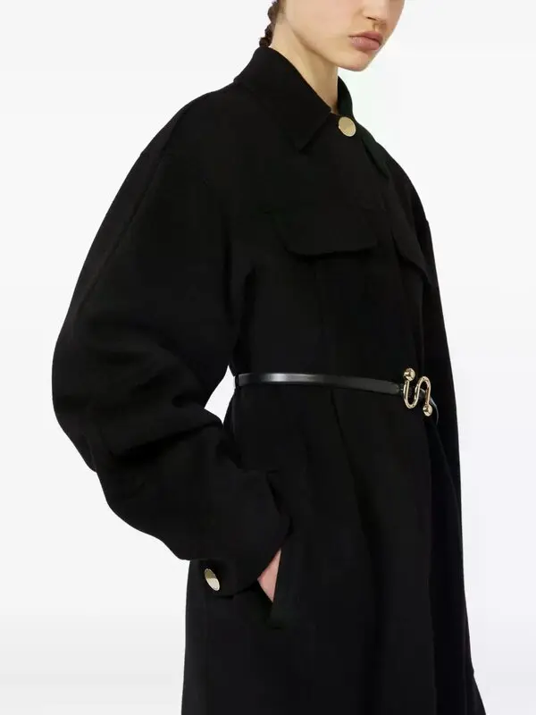 Sportmax Belted Classic-collar Coat