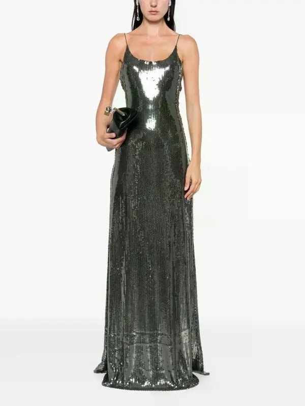 green sequin slip dress Ice Green Dress main image 0