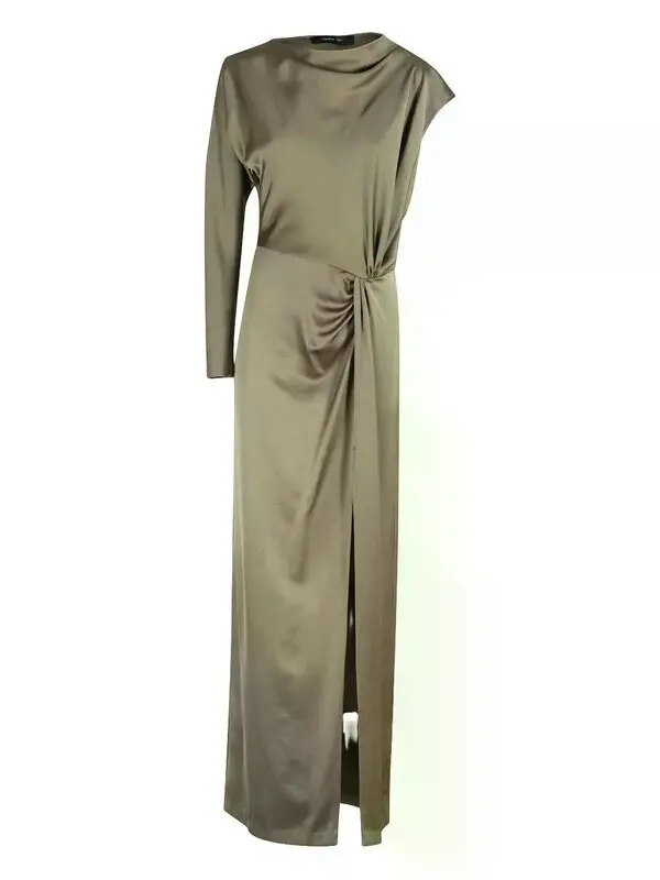 Federica Tosi One-shoulder Draped Maxi Dress