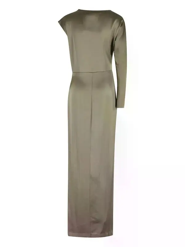 Federica Tosi One-shoulder Draped Maxi Dress