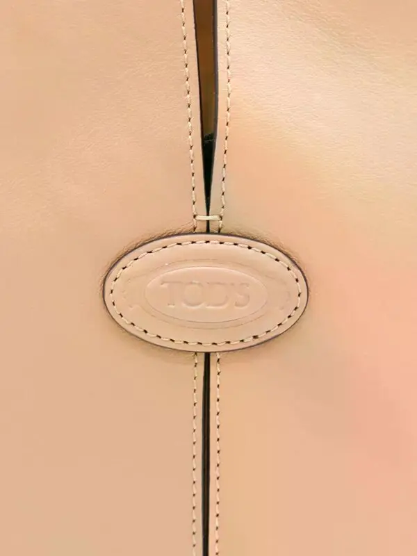 TOD'S Small Leather Top-handle Tote - Neutrals