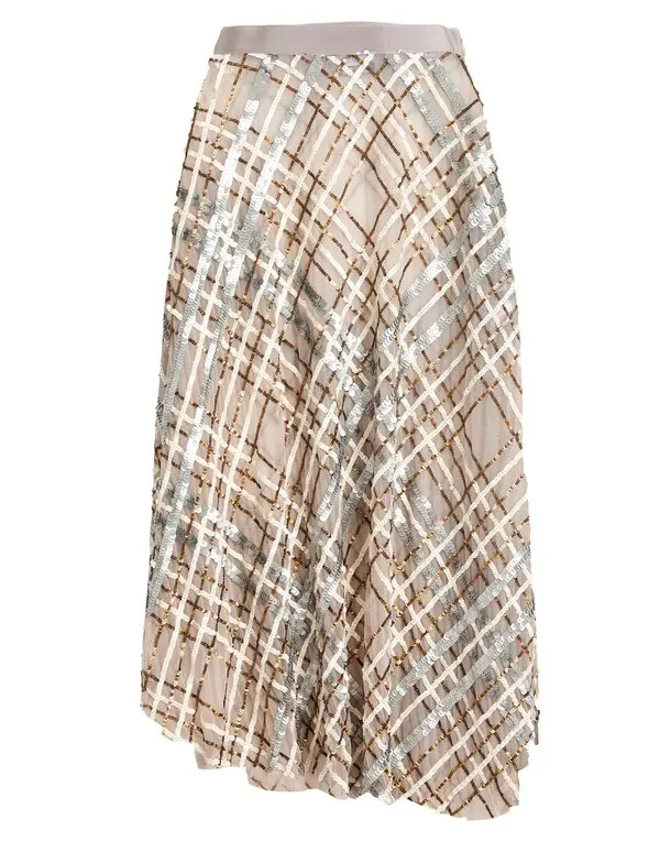 Elisabetta Franchi Sequined Midi Skirt