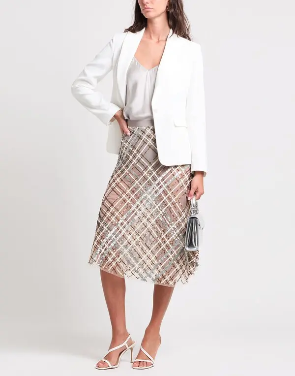 Elisabetta Franchi Sequined Midi Skirt