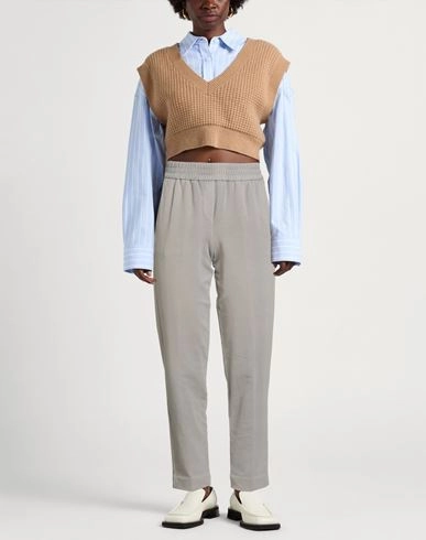 CIRCOLO 1901 Cotton Elastane Track Pants - Grey