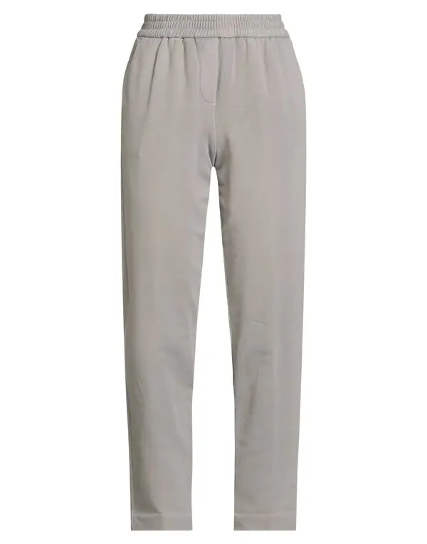 CIRCOLO 1901 Cotton Elastane Track Pants - Grey