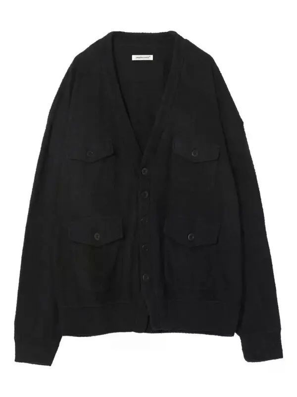 UNDERCOVERISM Patch Pockets Cardigan - Black