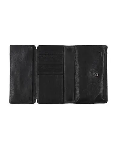 PIQUADRO Document Holder Leather - Black