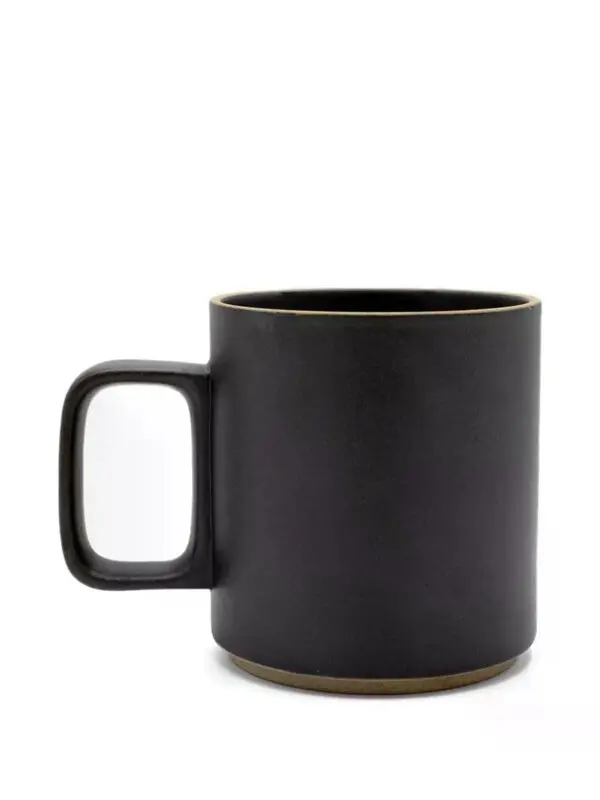 HASAMI PORCELAIN Porcelain Side-handle Mug - Black