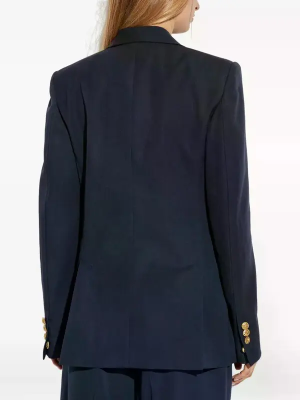 Dsquared2 Carolyn Single-breasted Blazer With Gold-tone Buttons - Blue