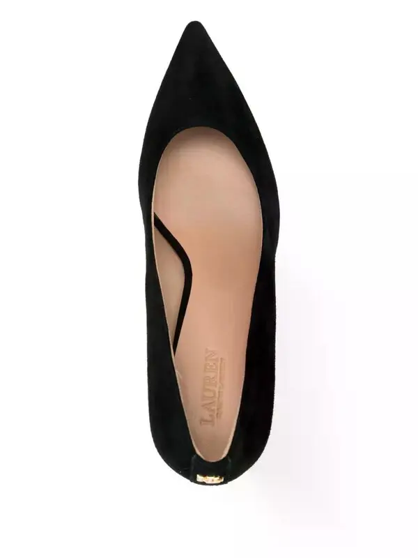 Ralph Lauren 70mm Lanette Pointed-toe Suede Pumps