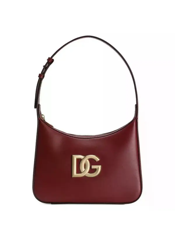Dolce & Gabbana Leather Shoulder Bag - Red