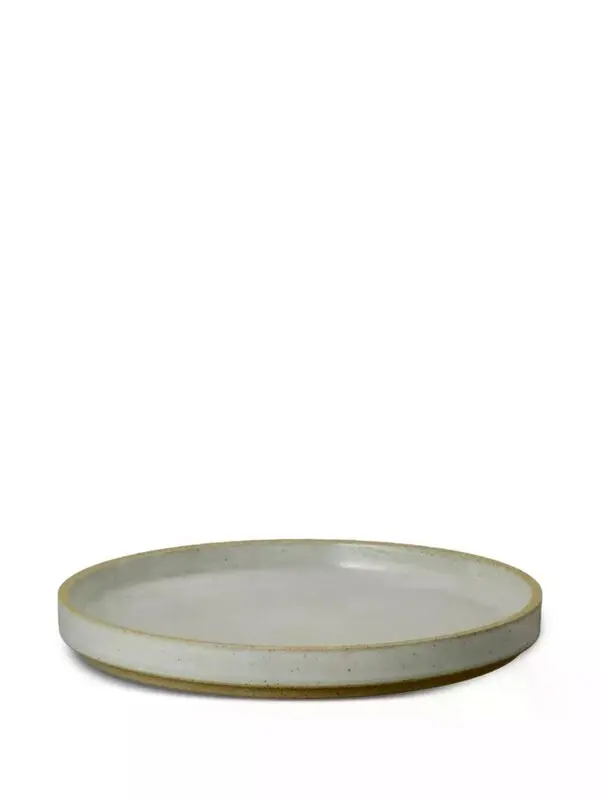 HASAMI PORCELAIN Round Porcelain Plate - Grey