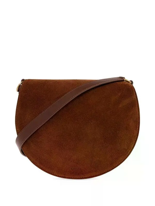 WANDLER Half-moon Suede Crossbody Bag