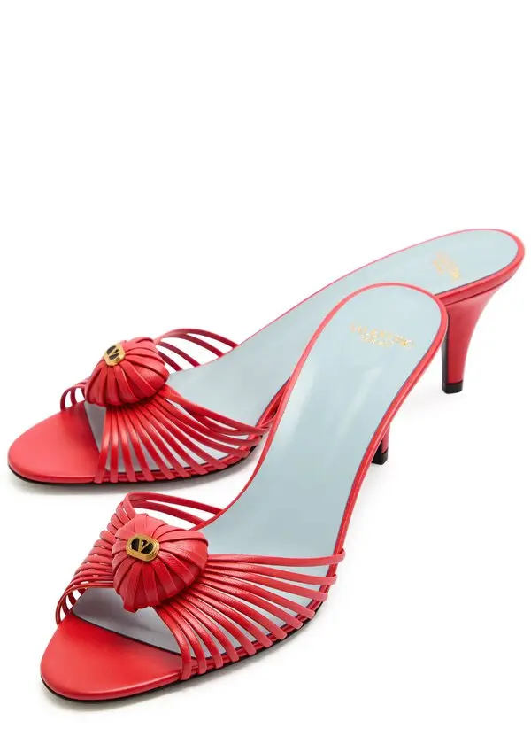 Valentino Garavani Royal 65 Leather Mules