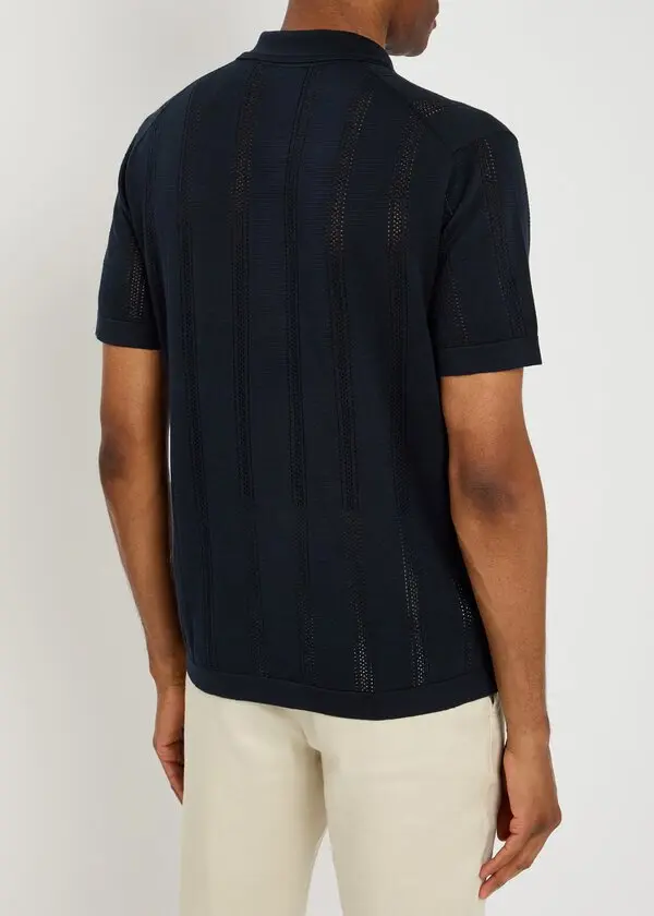 LESTRANGE Textured Pointelle-knit Shirt