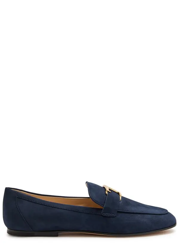 TOD'S Suede Loafers - Navy
