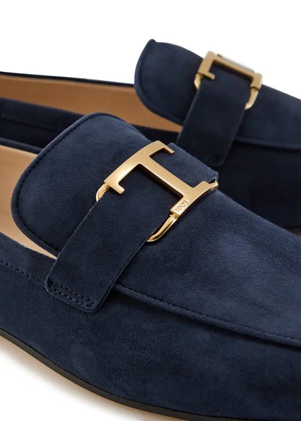 TOD'S Suede Loafers - Navy