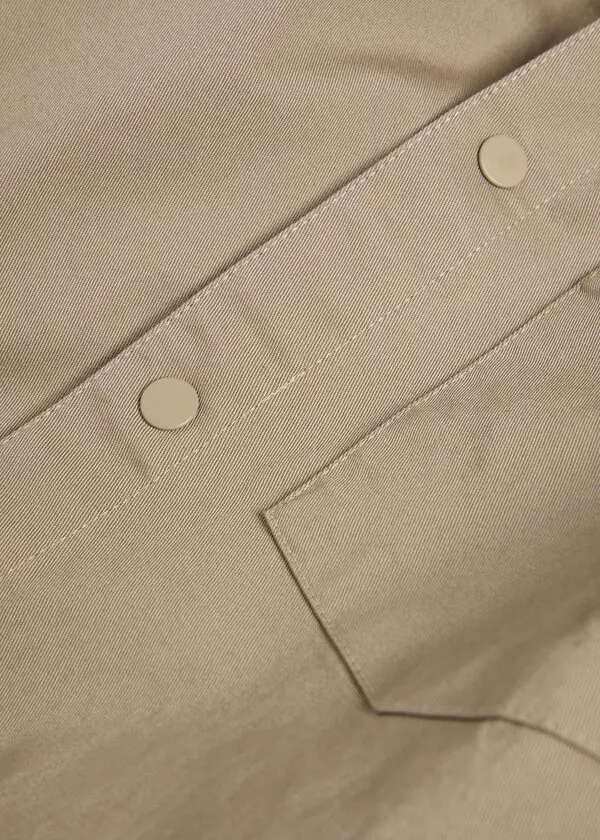 LESTRANGE Stretch-cotton Overshirt