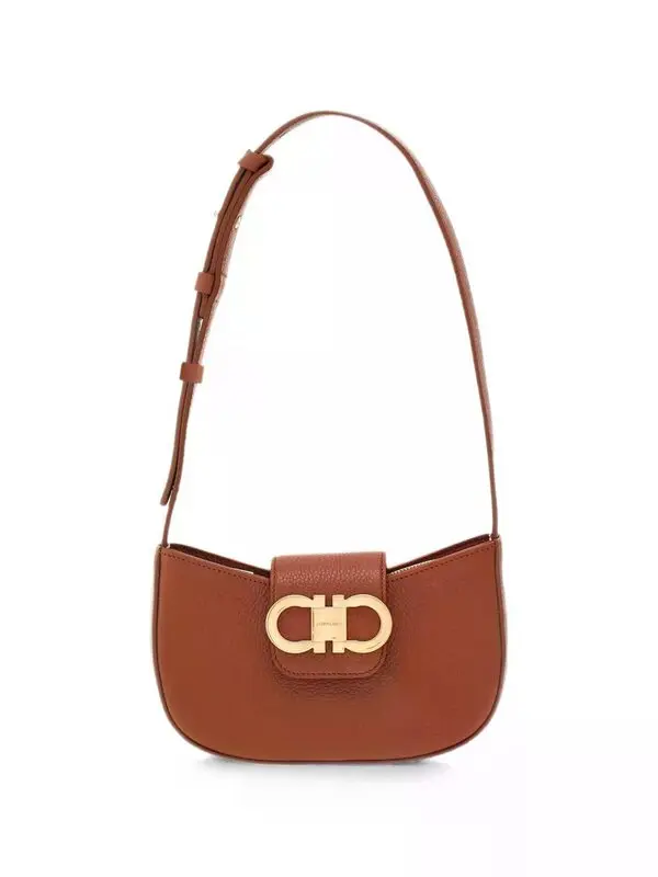 FERRAGAMO Double Gancini Shoulder Bag