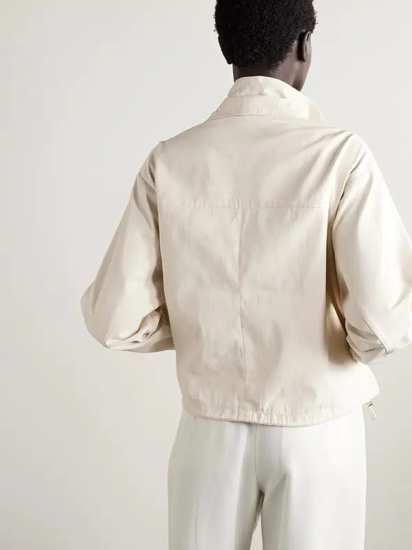 ST. AGNI Recycled-twill Jacket
