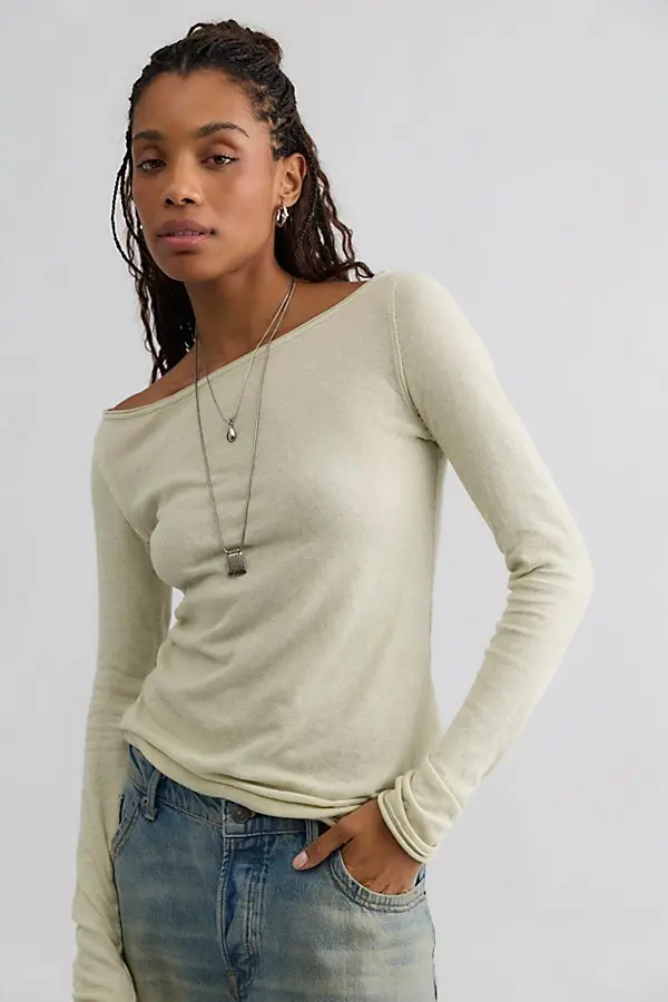 Free People We The Free Most Loved Long Sleeve - Fren Dew