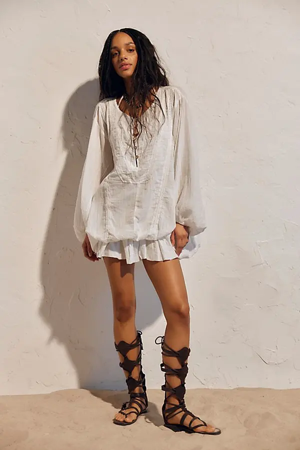 Free People Florence Mini Dress - Ivory