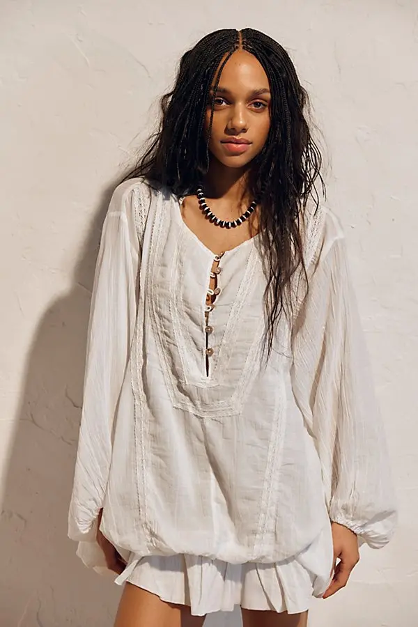 Free People Florence Mini Dress - Ivory