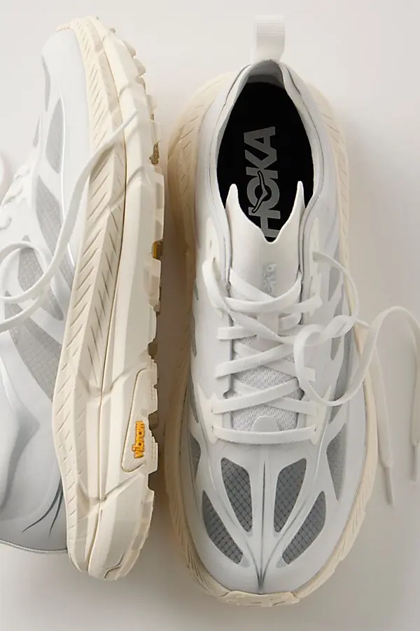 HOKA® Mafate Speed 4 Lite Sneakers - Frost/cosmic Grey