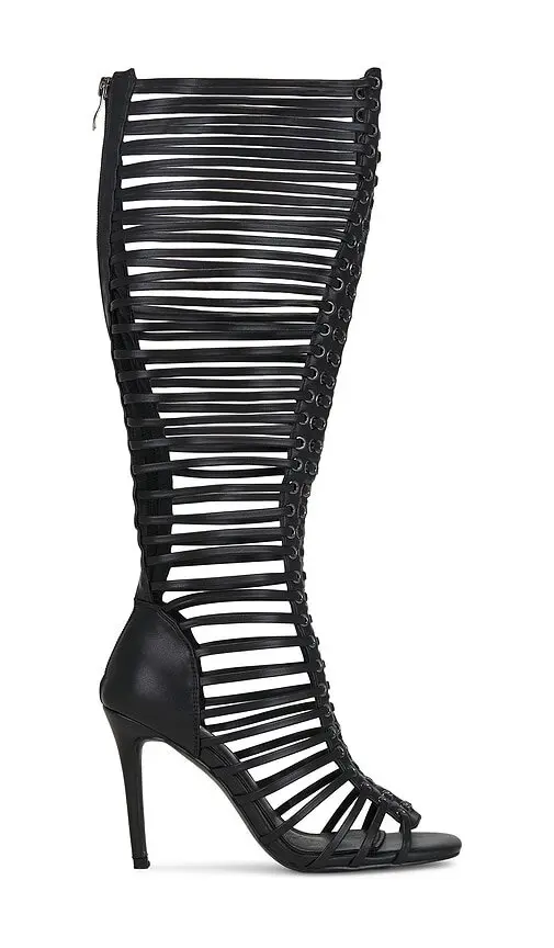 NIIHAI Strappy Cage Stiletto Heel