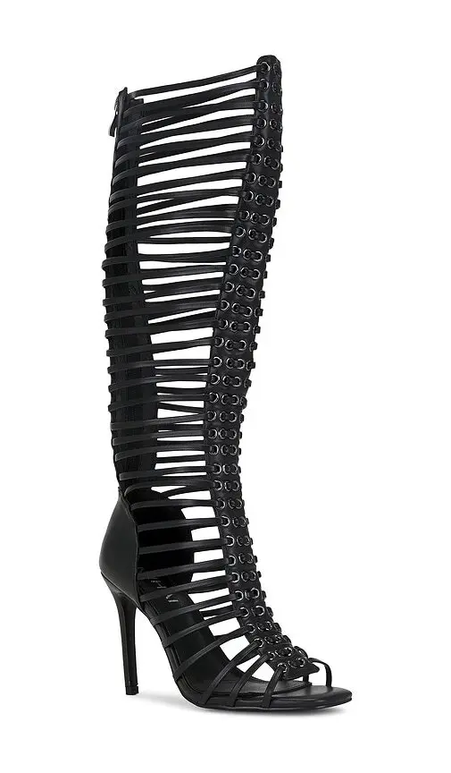 NIIHAI Strappy Cage Stiletto Heel