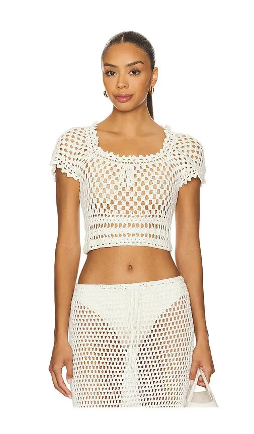 MORE TO COME Aulani Crochet Top