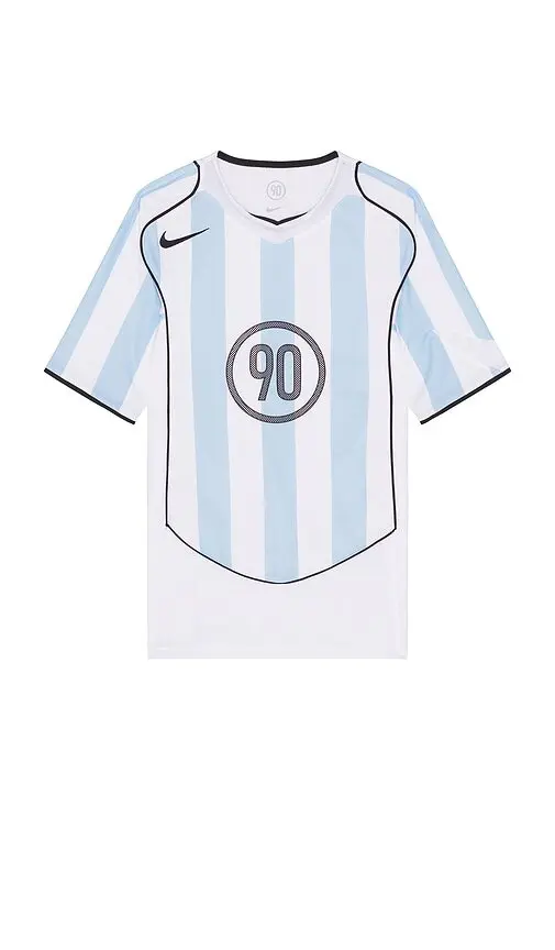 Nike Total 90 Soccer Jersey - Blue & White Stripe