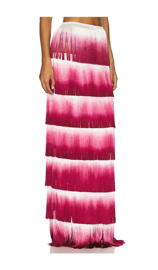 PatBO Fringe Maxi Skirt