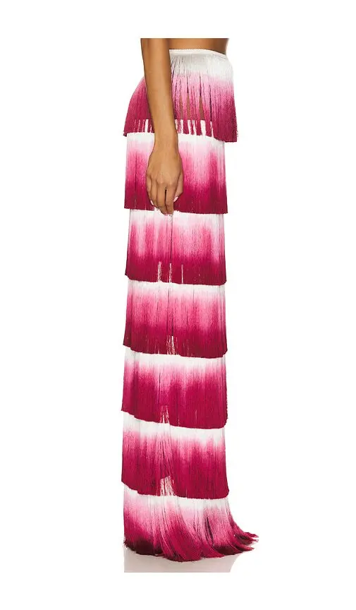 PatBO Fringe Maxi Skirt