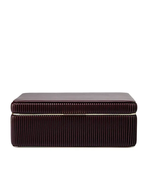 Wolf Large Bella Jewellery Box - Red