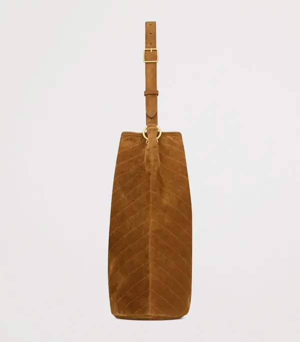 Saint Laurent Niki Bucket Bag - Beige