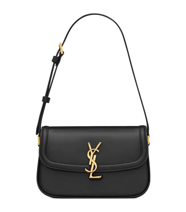 Saint Laurent Mini Solferino Satchel - Black