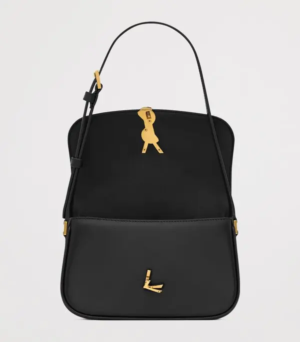Saint Laurent Mini Solferino Satchel - Black