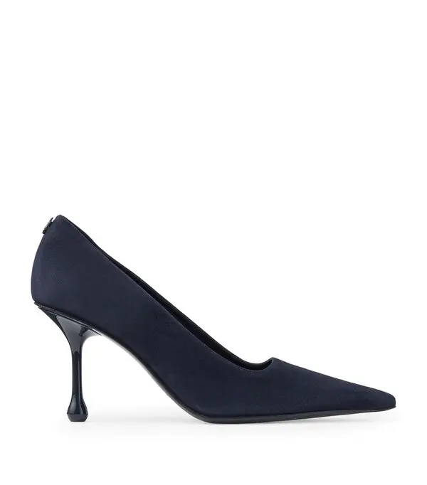 JIMMY CHOO Ixia 80 Suede Pumps - Blue